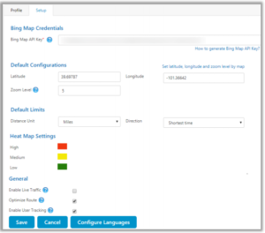 What are Default Configuration Settings to use Mappyfield 365? | AppJetty